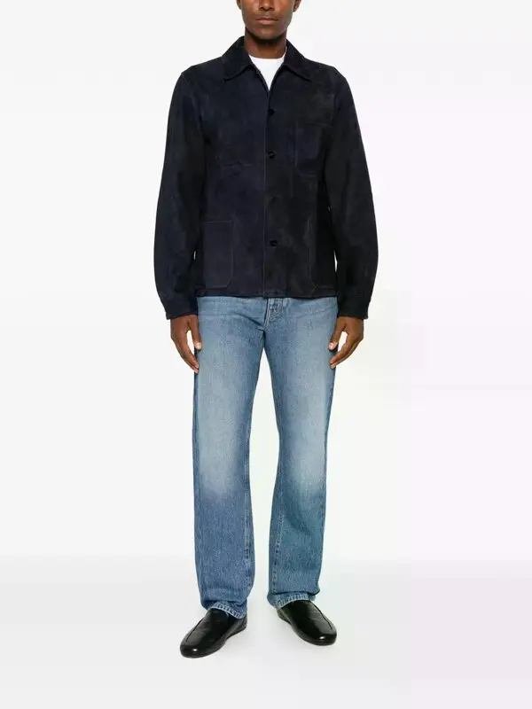 Givenchy Sheepskin Patch-pocket Overshirt