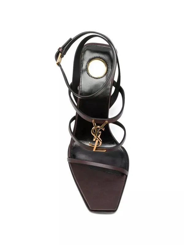 Saint Laurent Cassandre Wedge Sandals