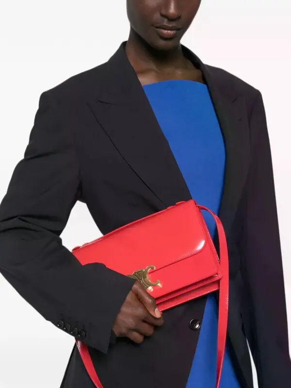 Celine Triomphe Folio Shoulder Bag
