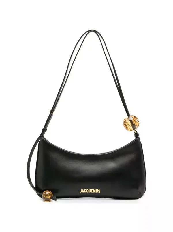 Jacquemus Le Bisou Perle Shoulder Bag - Black