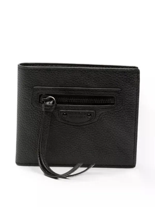 Balenciaga Neo Classic Leather Wallet - Black