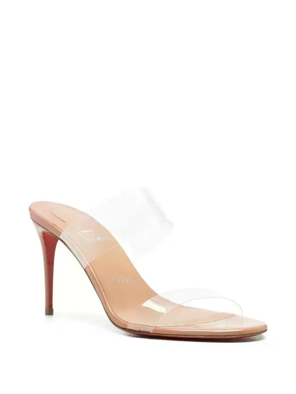 CHRISTIAN LOUBOUTIN Just Nothing Transparent Sandals - White