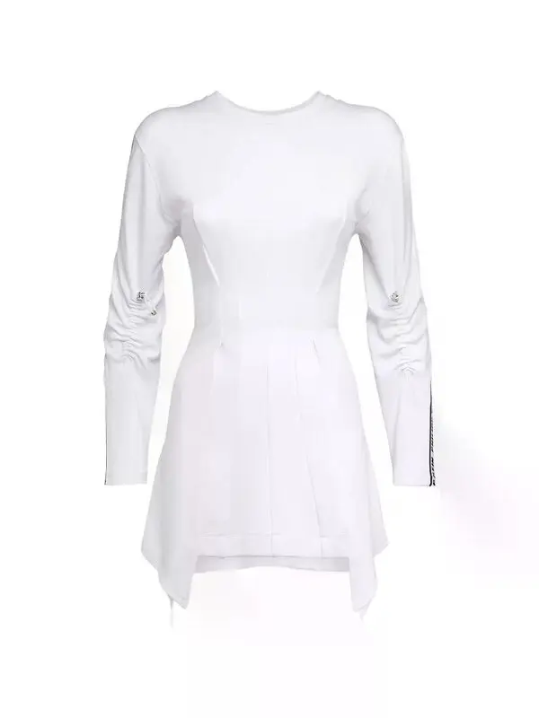Philipp Plein Long-sleeve Mini Dress - White
