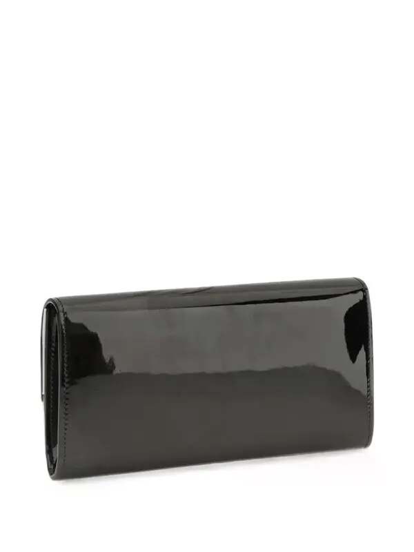 JIMMY CHOO Emmie Patent-leather Clutch Bag
