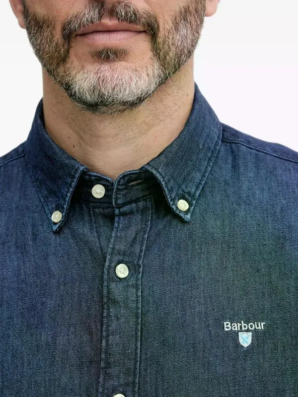 Barbour Button-down Denim Shirt
