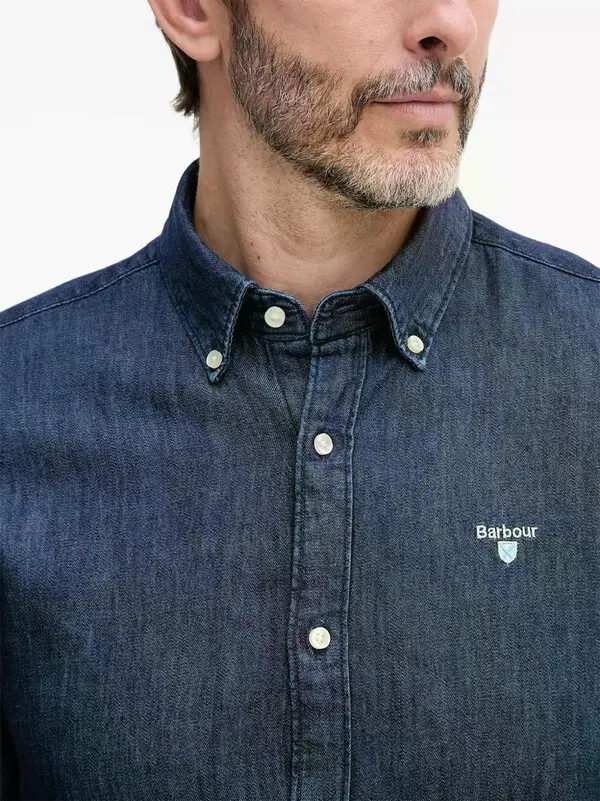 Barbour Button-down Denim Shirt