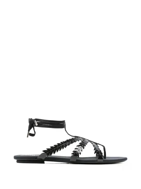 Emilio Pucci Ankle-tie Sandals - Black