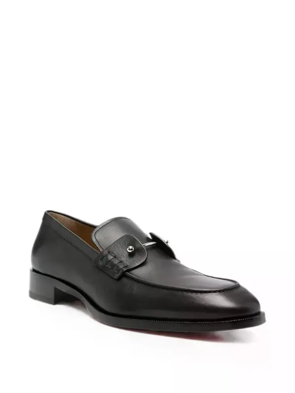 CHRISTIAN LOUBOUTIN Chambelimoc Leather Loafers