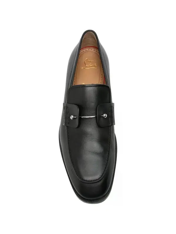 CHRISTIAN LOUBOUTIN Chambelimoc Leather Loafers
