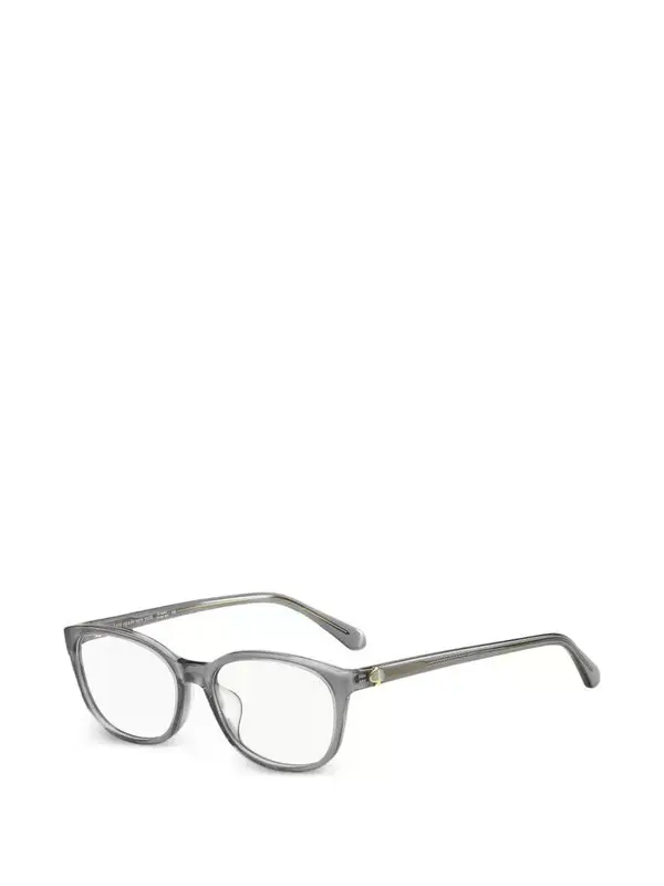 Kate Spade New York Trulee Logo-plaque Square-frame Glasses - Grey