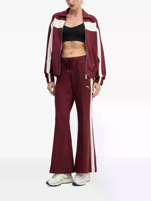 PUMA Side-stripe Flared Track Pants