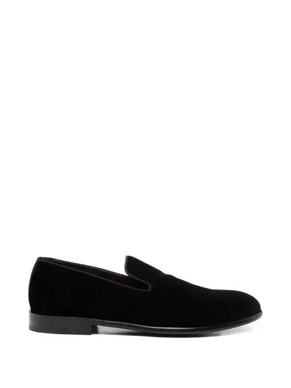Dolce & Gabbana Velvet Loafers - Black