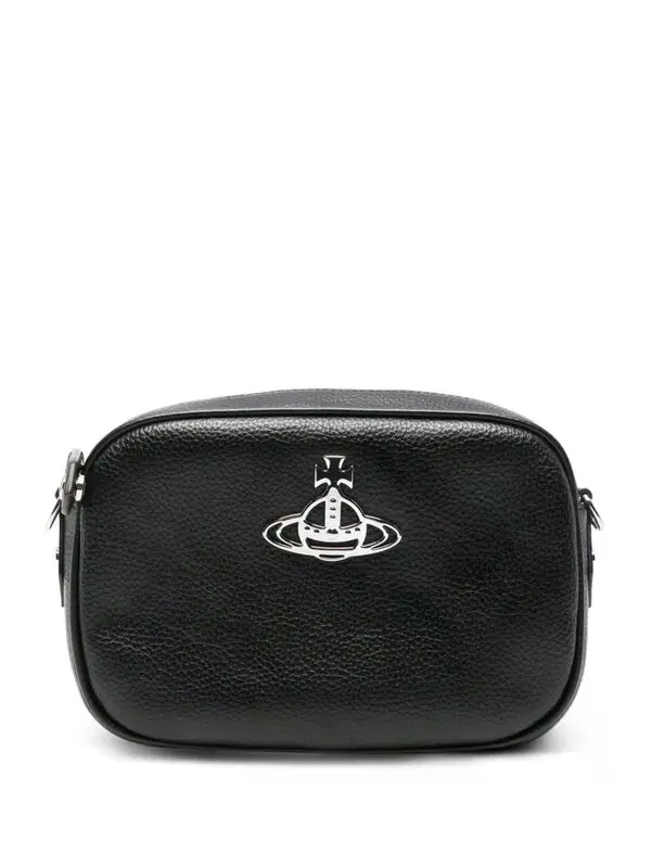 VIVIENNE WESTWOOD Anna Orb-plaque Cross Body Bag - Black