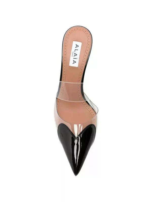 Alaïa Le Cœur Wedge Mules