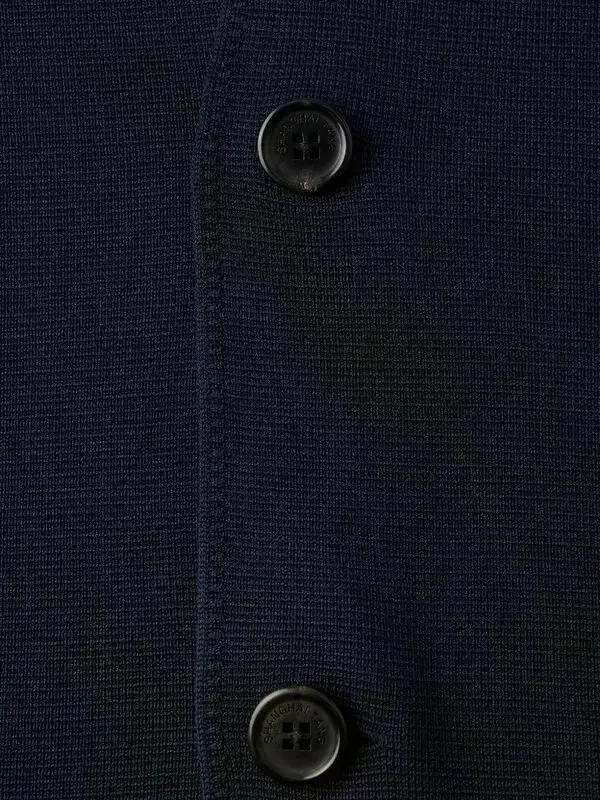 Shanghai Tang Silk-knit Mandarin-collar Blazer