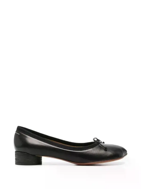 MAISON MARGIELA Anatomic Bow Ballet Flats - Black