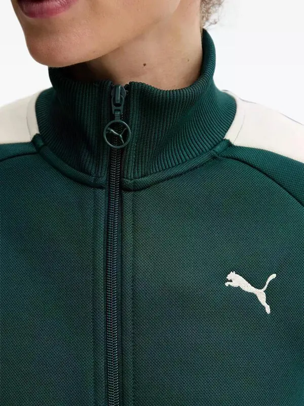 PUMA T7 Logo-embroidered Track Jacket
