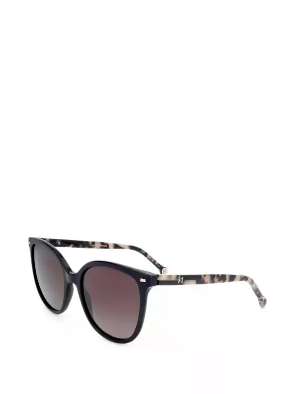 Carolina Herrera Tortoiseshell-effect Cat-eye Sunglasses
