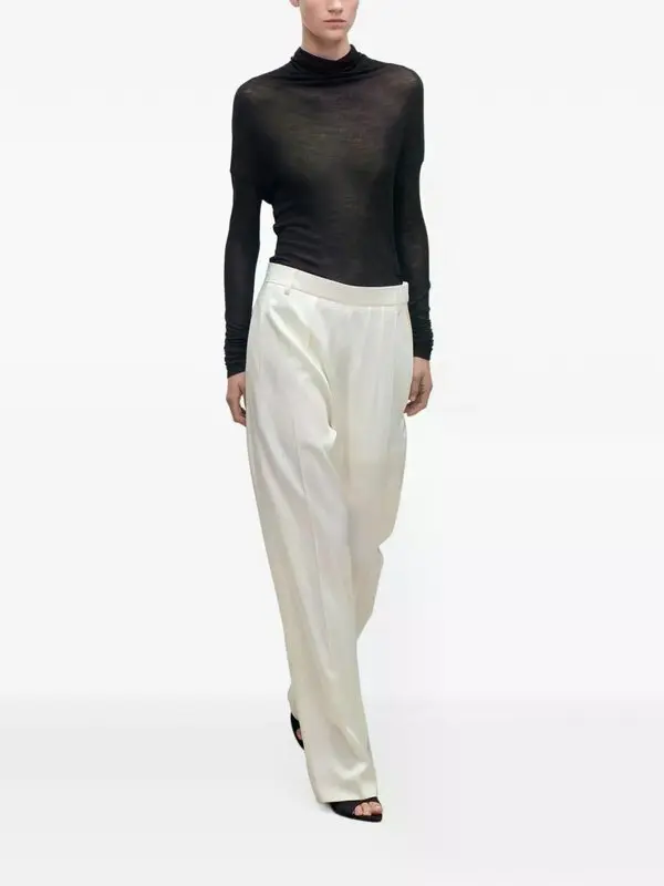 Victoria Beckham Relaxed Curved-leg Trousers