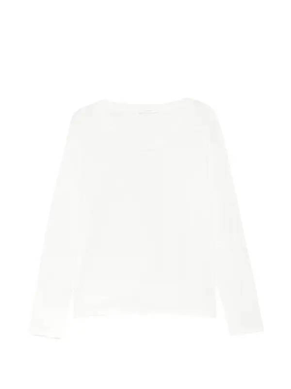 THE ROW Kalto Scoop-neck Top - White