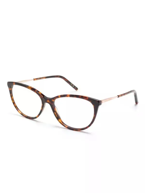 Carolina Herrera Tortoiseshell-effect Cat-eye Glasses