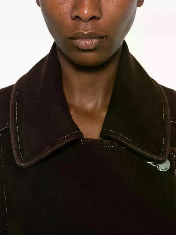 UMA WANG Kew Contrast-stitch Oversized Jacket