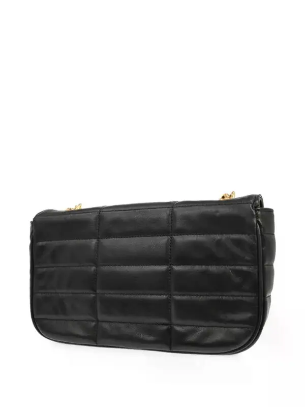 Celine 1990-2000s Quilted Chain Shoulder Bag - Black