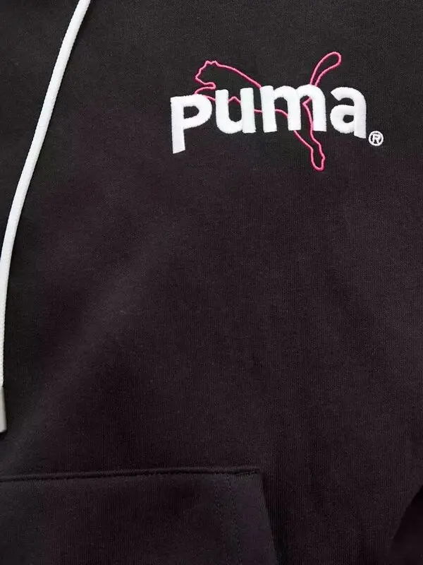 PUMA Logo Embroidered Hoodie