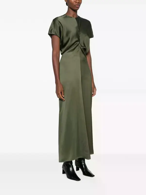 TOTEME Gathered-detail Maxi Dress