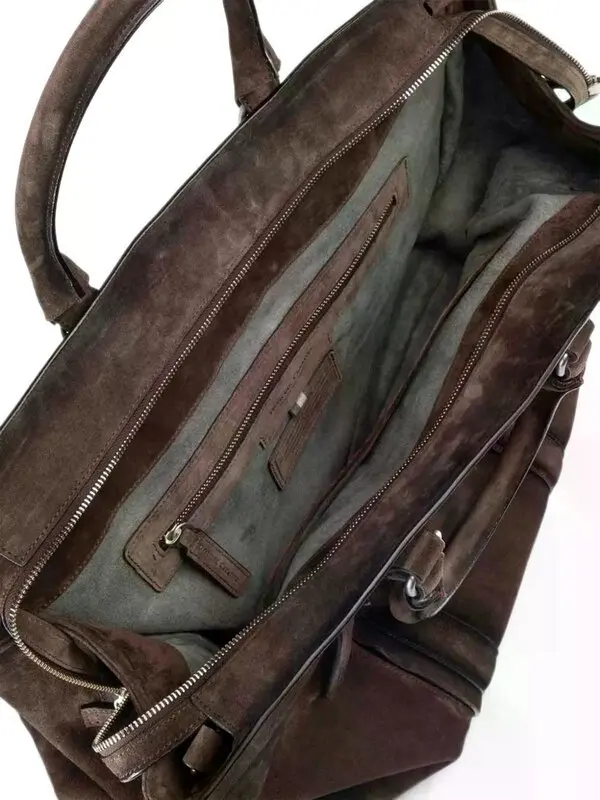 Officine Creative Quentin 009 Suede Duffle Bag