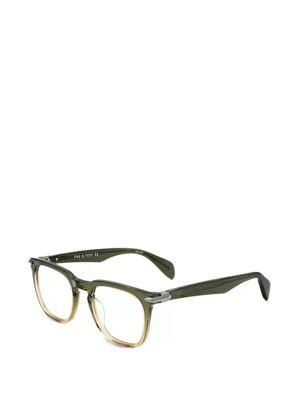 Rag & Bone Square-frame Glasses - Green