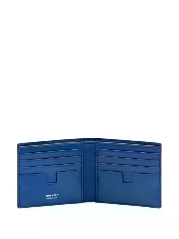 TOM FORD Crocodile-effect Bifold Wallet