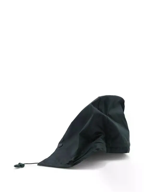 Barbour Waxed Cotton Hood With Check Lining - Green