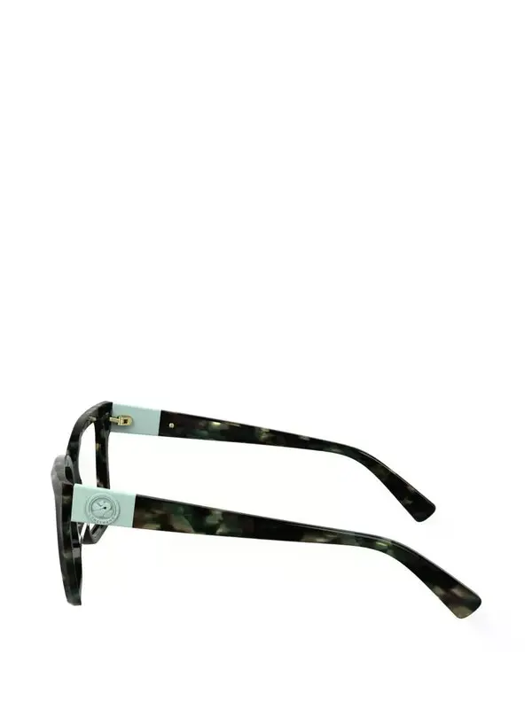 Longchamp Tortoiseshell-effect Square-frame Glasses - Green