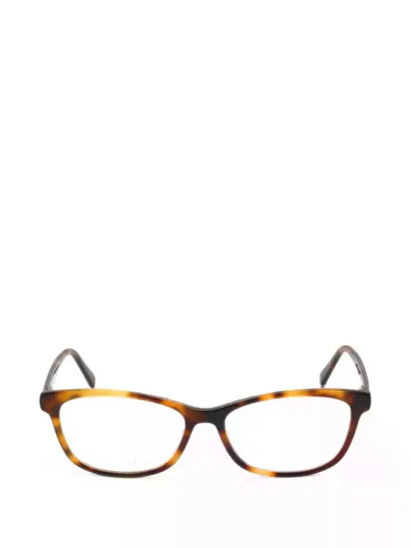 Tommy Hilfiger Tortoiseshell-effect Rectangle-frame Glasses - Brown