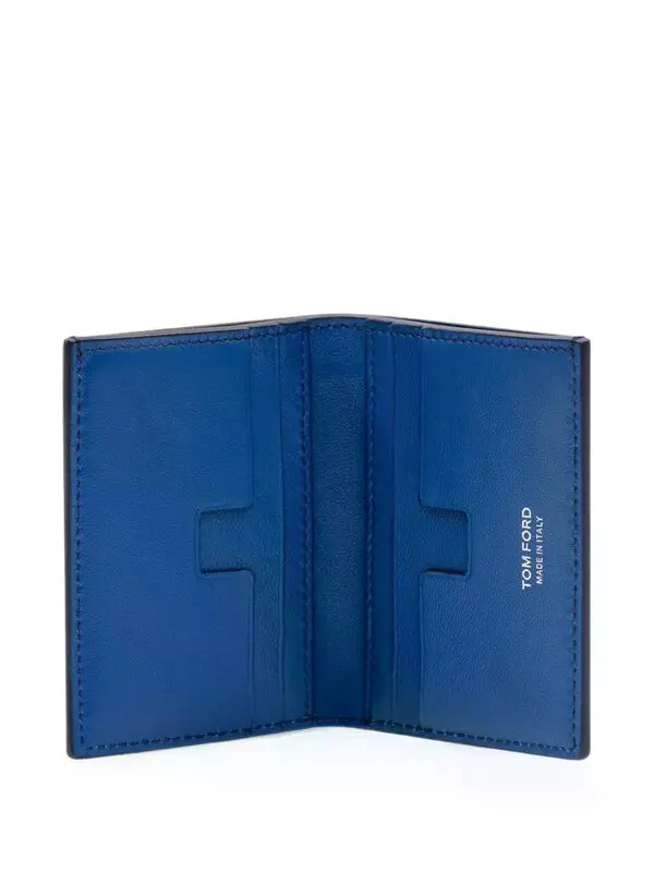 TOM FORD Crocodile-effect Folding Card Holder