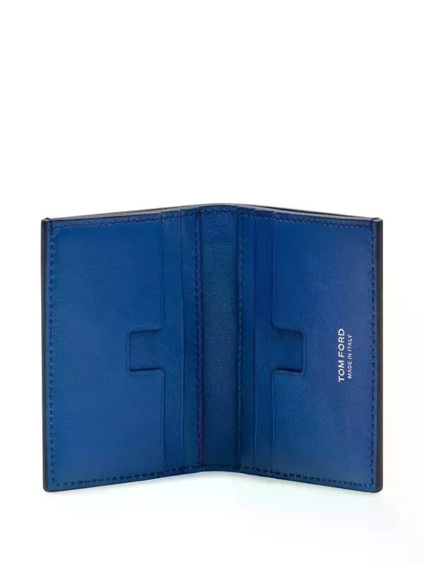 TOM FORD Crocodile-effect Folding Card Holder