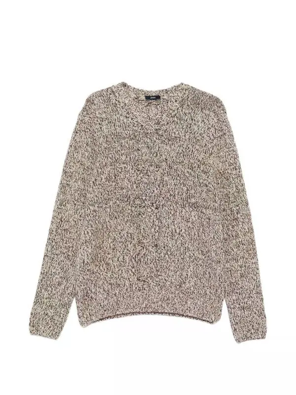 Herno Cable-knit Melange Sweater - Neutrals