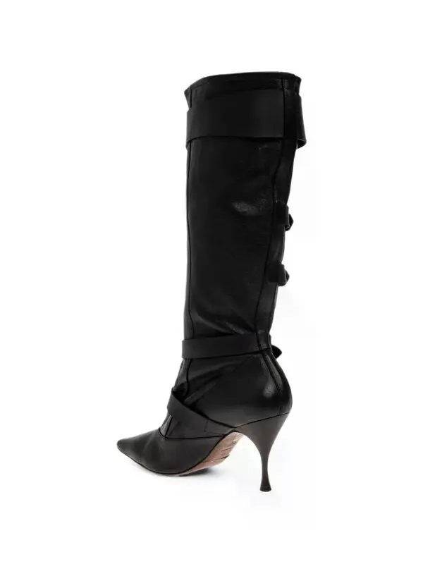 VIVIENNE WESTWOOD Treasure Buckle-strap Knee-high Boots