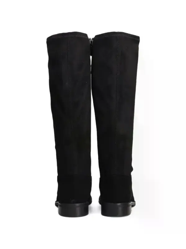 JULIE DEE Side-zip Knee-high Boots - Black