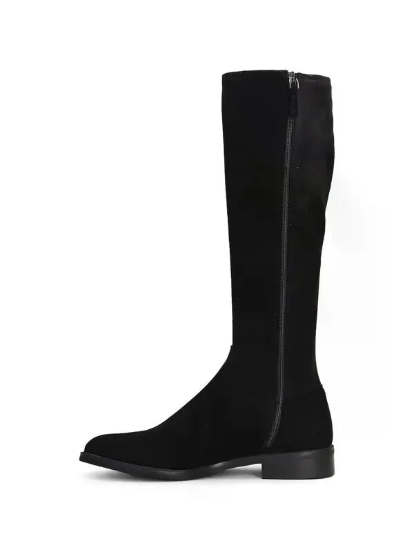JULIE DEE Side-zip Knee-high Boots - Black