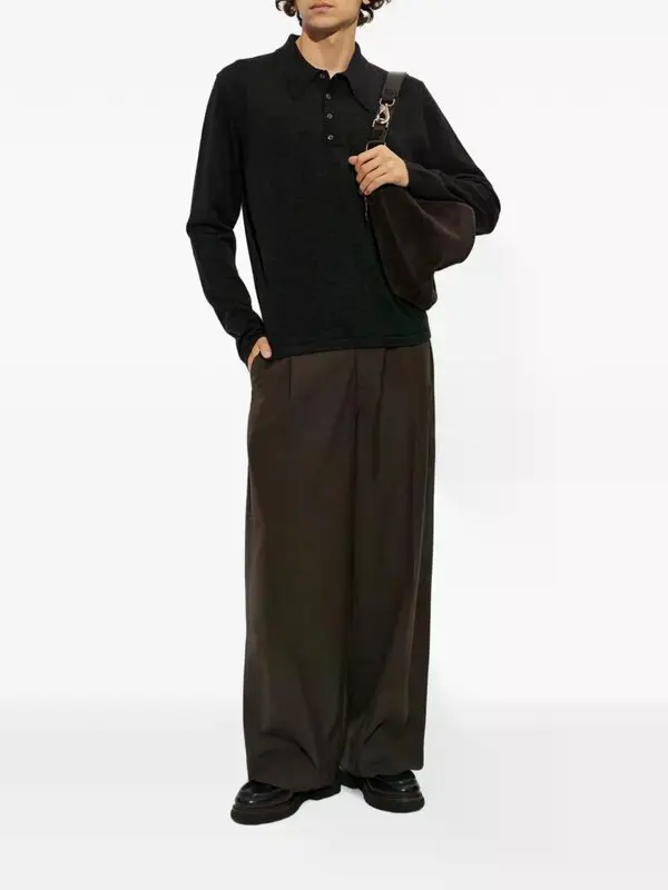 LEMAIRE Long-sleeve Polo Sweater