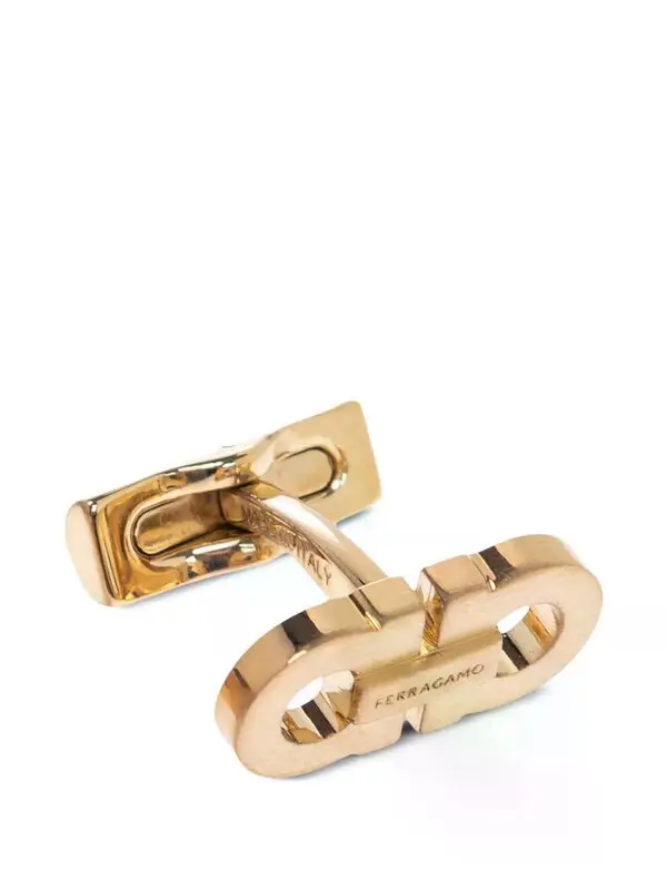 FERRAGAMO Double Gancini Cufflinks