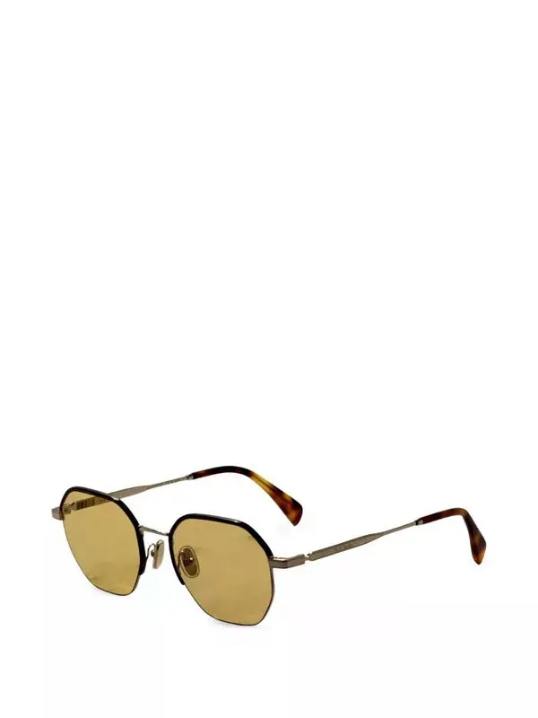 Paul Smith Lovell Geometric-frame Sunglasses - Brown