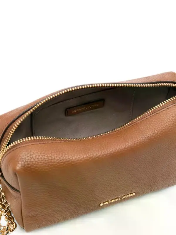 Michael Kors Small Bryant Logo-plaque Pebbled'leather Mini Bag
