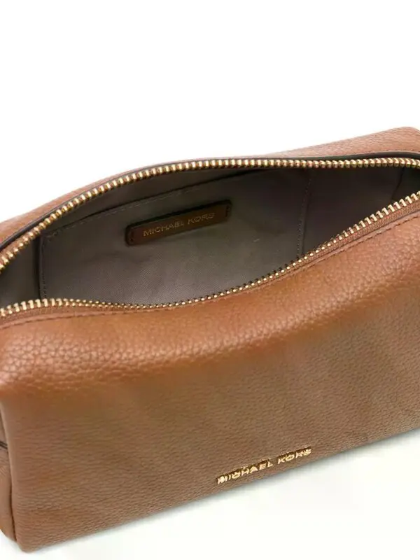 Michael Kors Small Bryant Logo-plaque Pebbled Leather Mini Bag