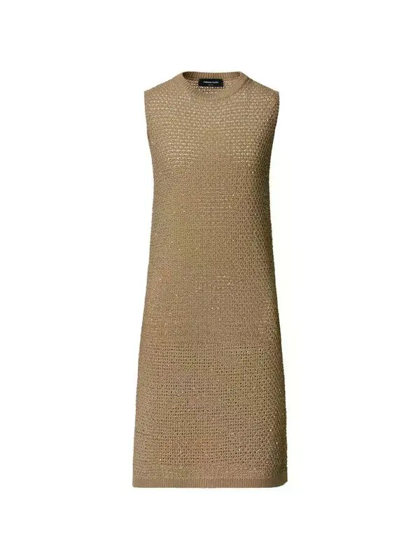 Fabiana Filippi Textured Sleeveless Dress - Neutrals