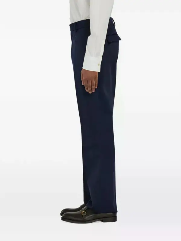 FERRAGAMO Pressed-crease Tailored Trousers