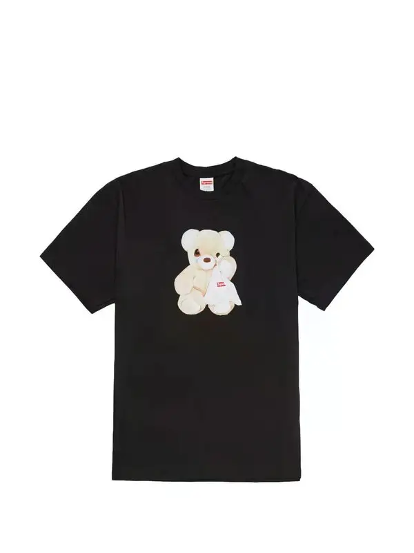 Supreme Bear-print T-shirt - Black