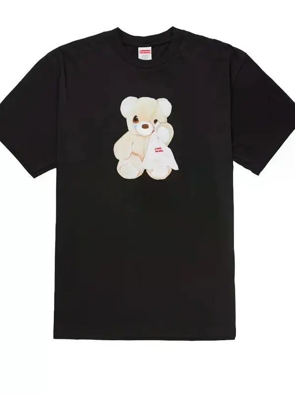 Supreme Bear-print T-shirt - Black